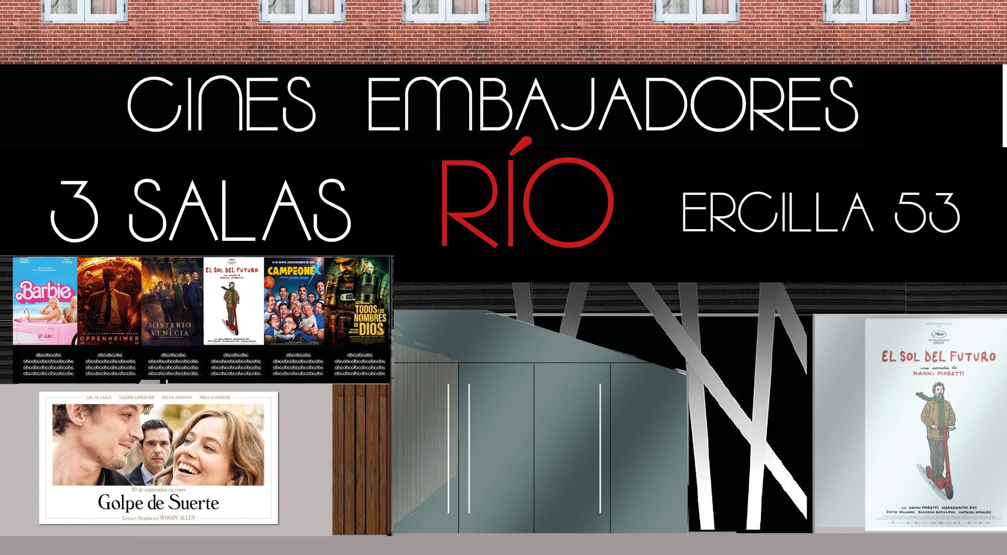 ¡Cumplimos un sueño! Este 20 de septiembre abre Cines Embajadores Río – Cines Embajadores